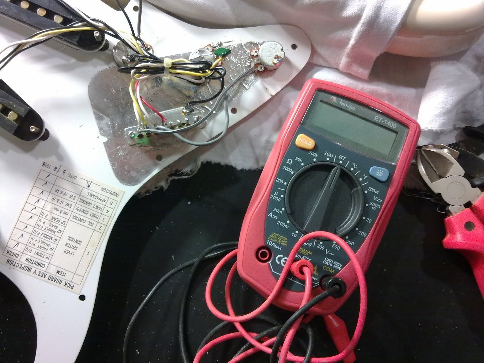 HT Guitars: Fralin Blender Mod