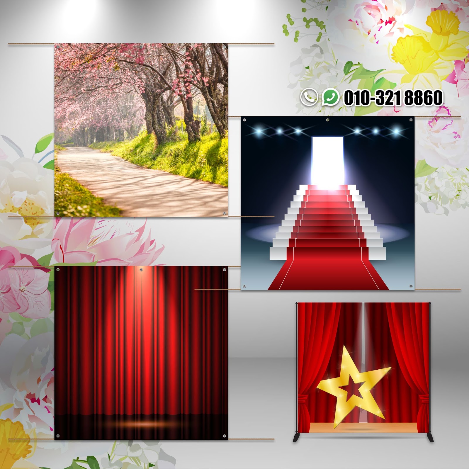 Tempahan Online Kad Kahwin House of Utusan Raja Sehari: BACKDROP ...