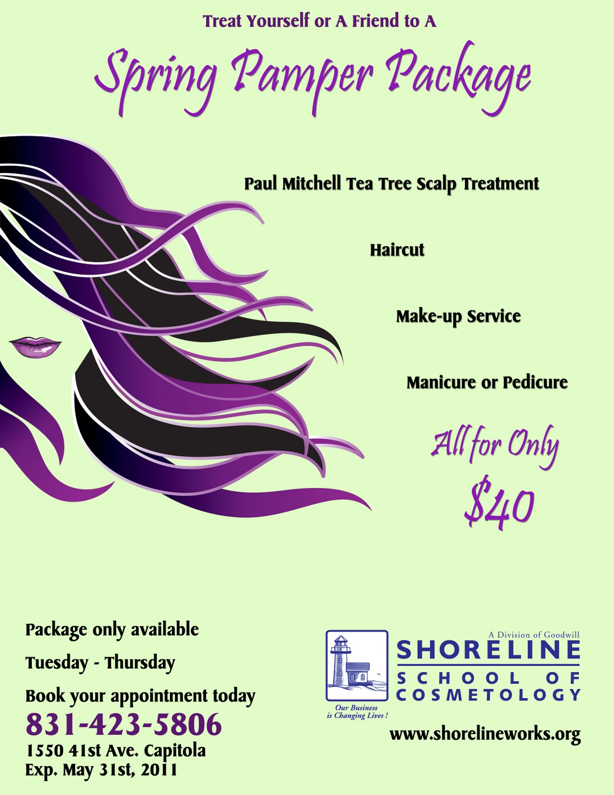 Shoreline School of Cosmetology: February 2011
