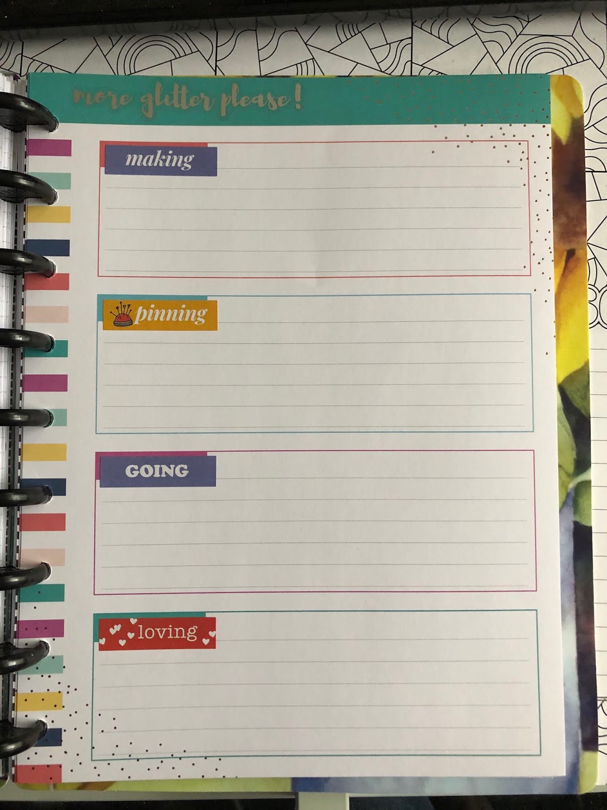 A Creative Operation: It's Planner Time!