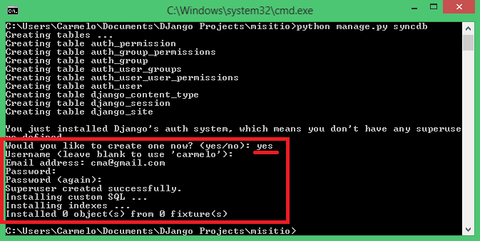 Aplicación Django Pyhton - Parte 1