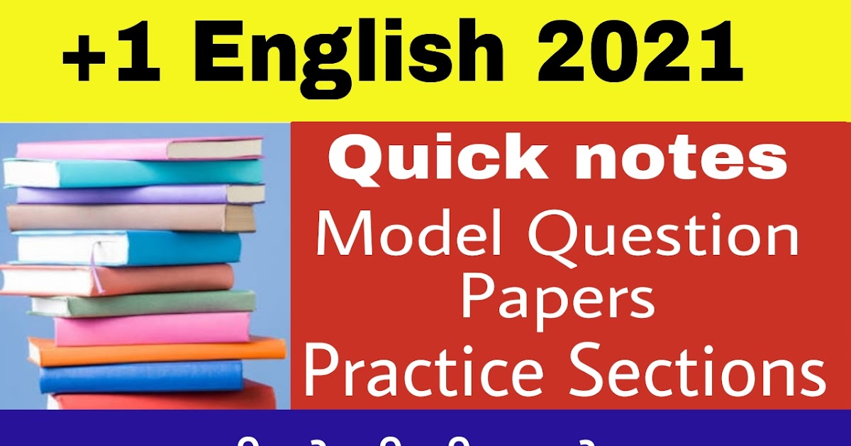 Plus One English 2021 Chapter Wise Quick Notes -Download PDF Now- - KL ...