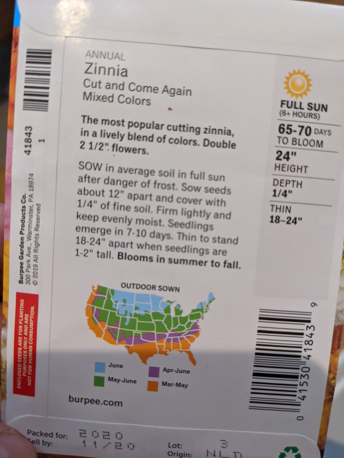 When to Start Seeds Indoors - Zone 5B - Chicago Suburbs