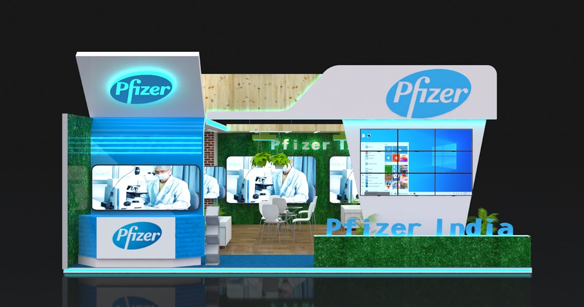 PFIZER BOOTH DESIGN BY SALMAN