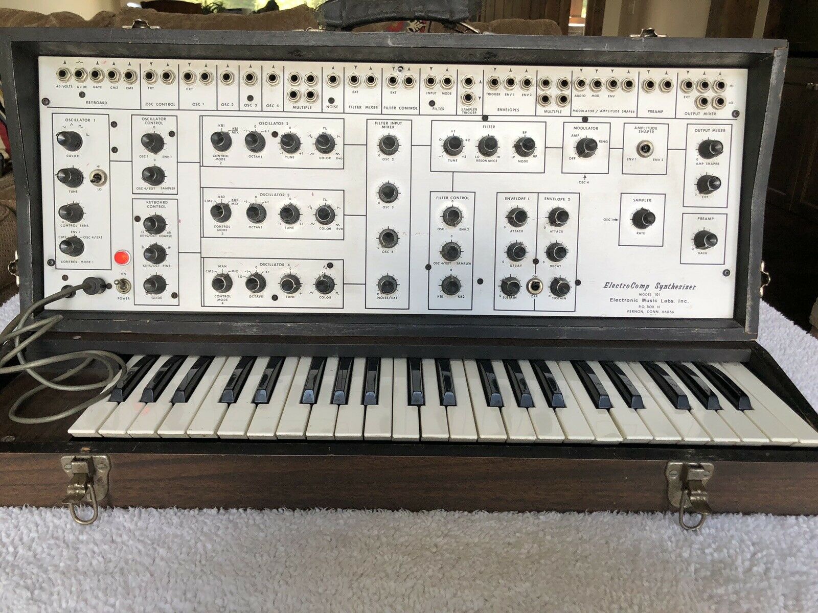 MATRIXSYNTH: EML ElectroComp 101 Keyboard Synthesizer