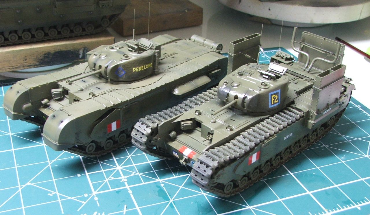 Panzerserra Bunker- Military Scale Models in 1/35 scale: Churchill Mk ...