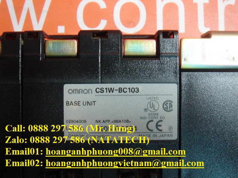 Bo mạch chủ CPU Omron CS1W-BC103