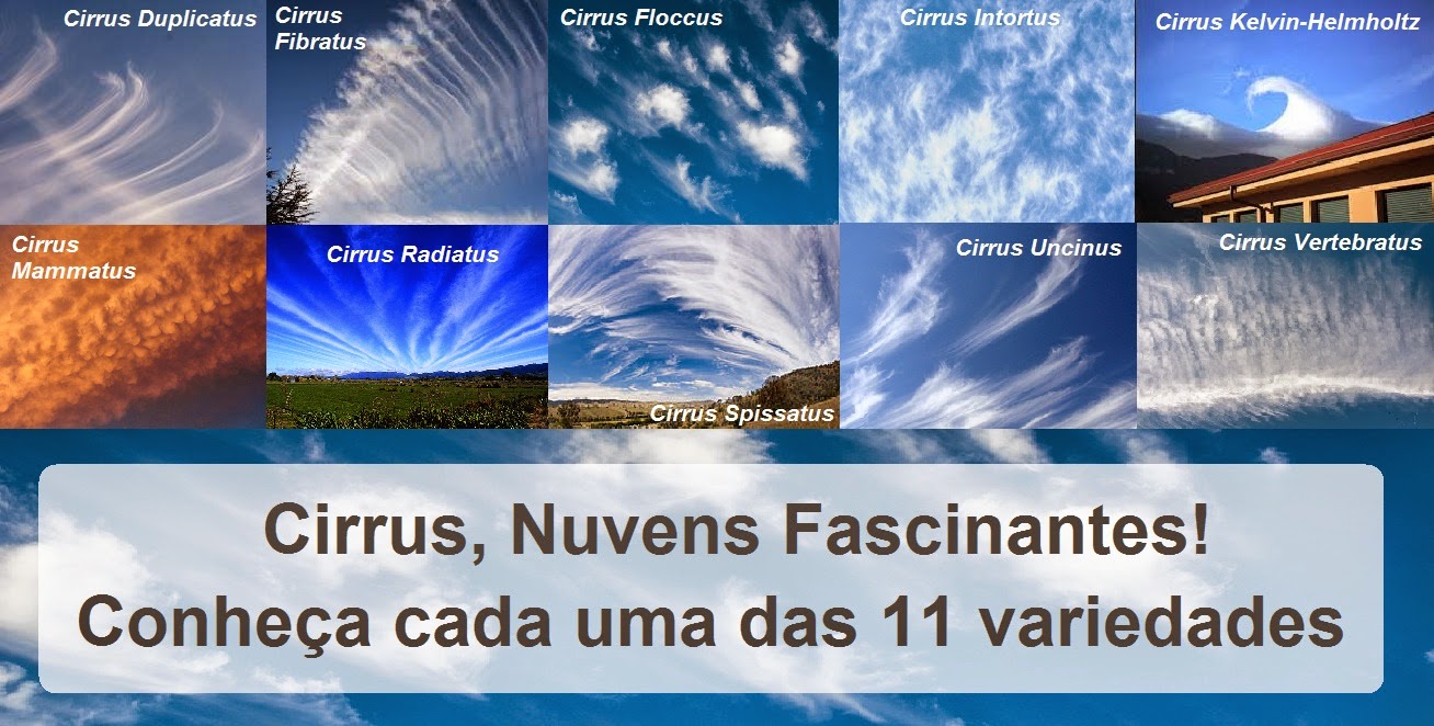 Fenômeno no Céu: Conheça tudo sobre as nuvens Cirrus! Material completo ...