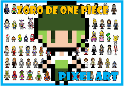 Zoro de One Piece [Pixel Art] ~ Optifutura