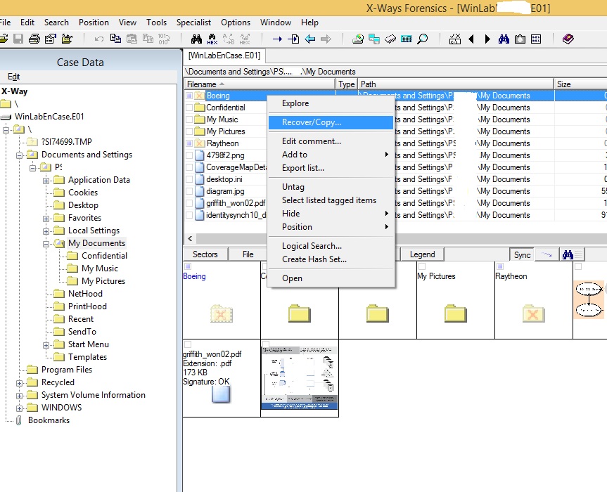 Digital Forensics Examiner: DIGITAL FORENSICS: X-Ways Forensics