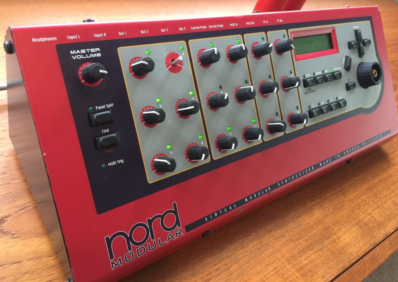 MATRIXSYNTH: NORD MODULAR Rack G1 SN 200011174
