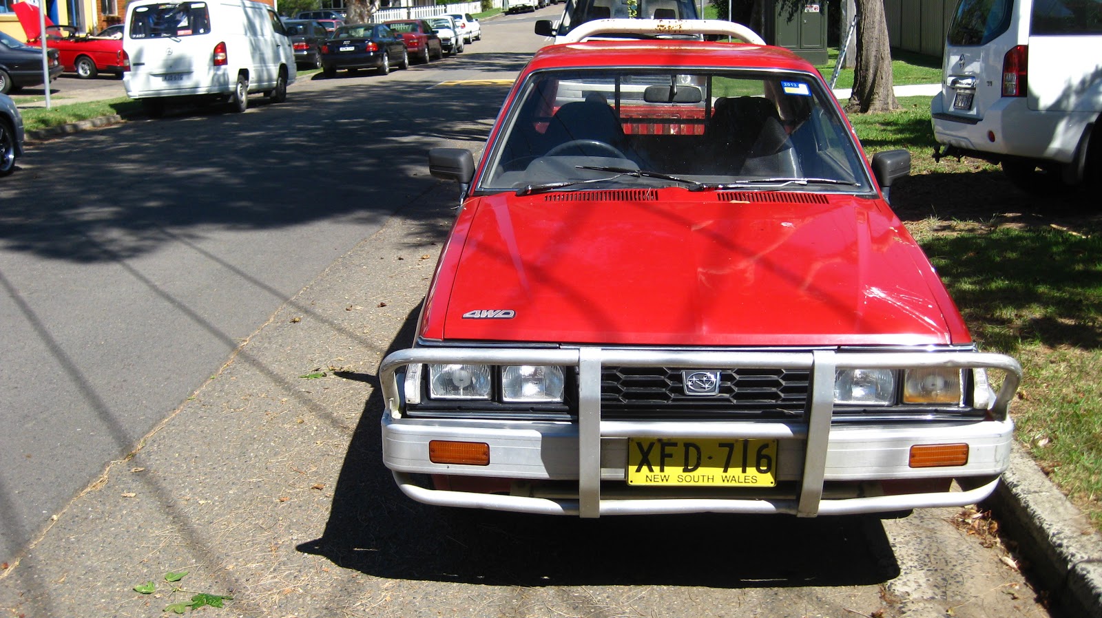 Aussie Old Parked Cars: 1992 Subaru GL Brumby 1800 4WD Ute