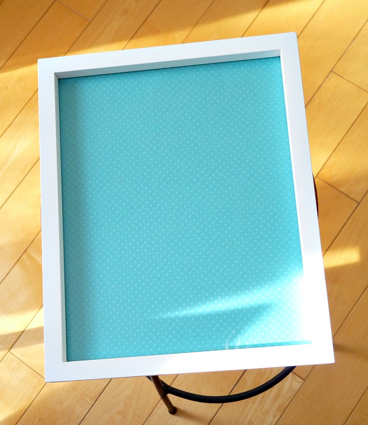 How to Use Scrapbook Paper to Create a Picture "Mat" | Dans le Lakehouse