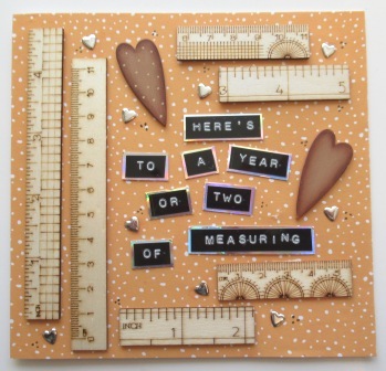 It's All Fiddle Fart: Measuring Ruler Birthday Card
