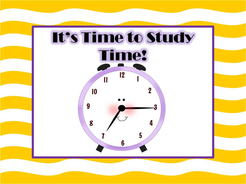 It's Time To Study Time! - Fern Smith's Classroom Ideas!