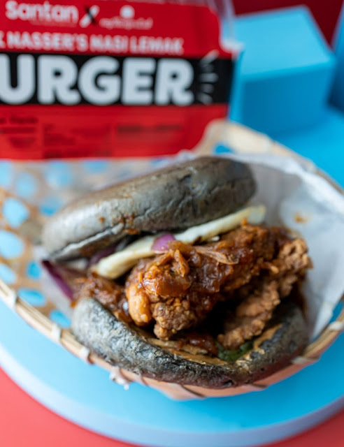 Santan X MyBurgerLab : Pak Nasser’s Nasi Lemak Burger! | Malaysian Foodie