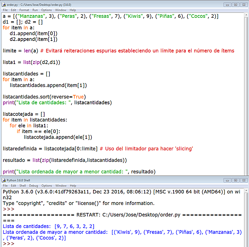 APRENDER A PROGRAMAR CON PYTHON: PEQUEÑOS CÓDIGOS ÚTILES