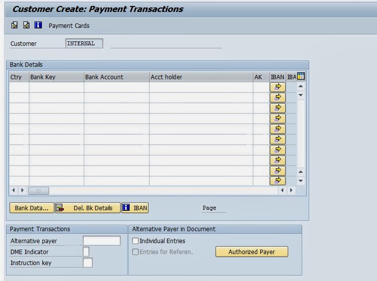 TECHSAP : BDC with table control for Customer Master
