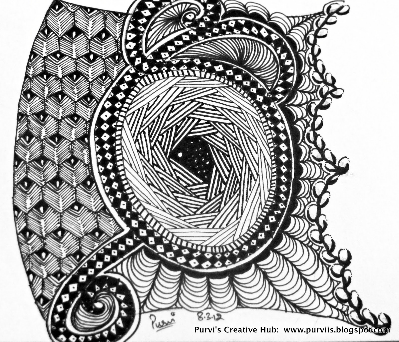 Purvi's Creative Hub: Doodle Art Purvi's Creative Hub: Doodle Art