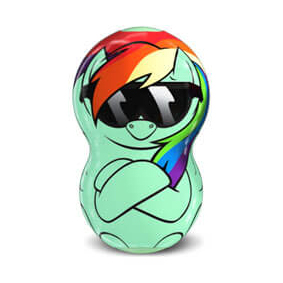 My Little Pony Flipperz Rainbow Dash Figure by Relkon | MLP Merch