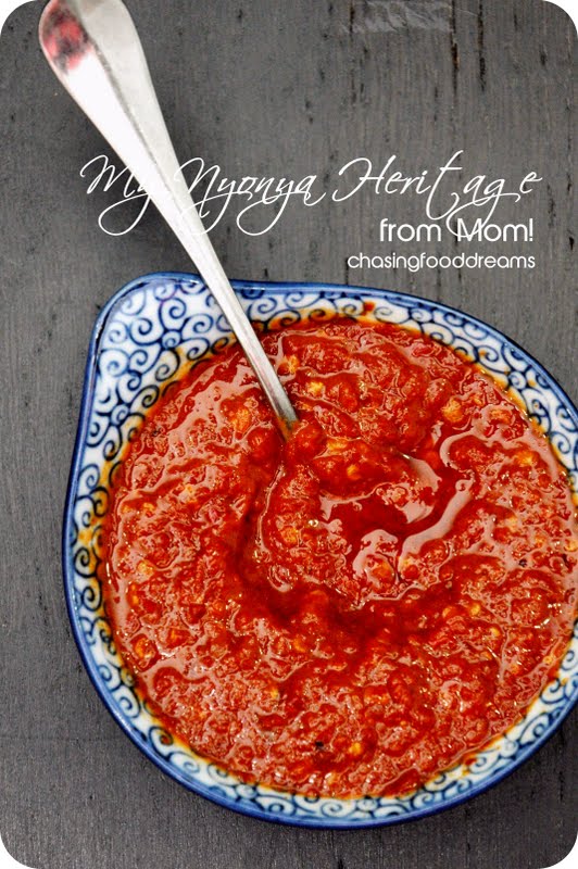 CHASING FOOD DREAMS: Nyonya Lam Mee, My Mom’s Recipe!