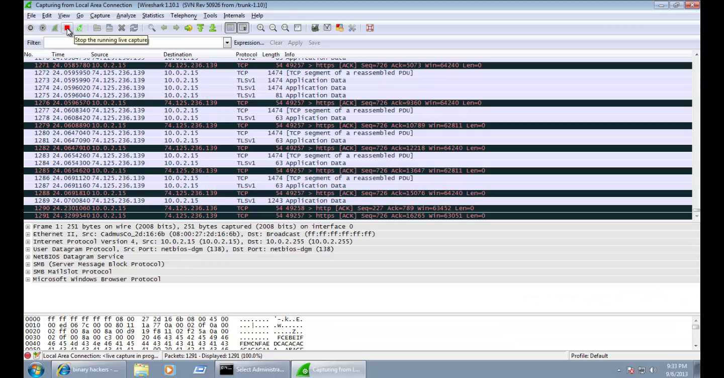 Sample wireshark captures from wireshark site - bangkoknsa