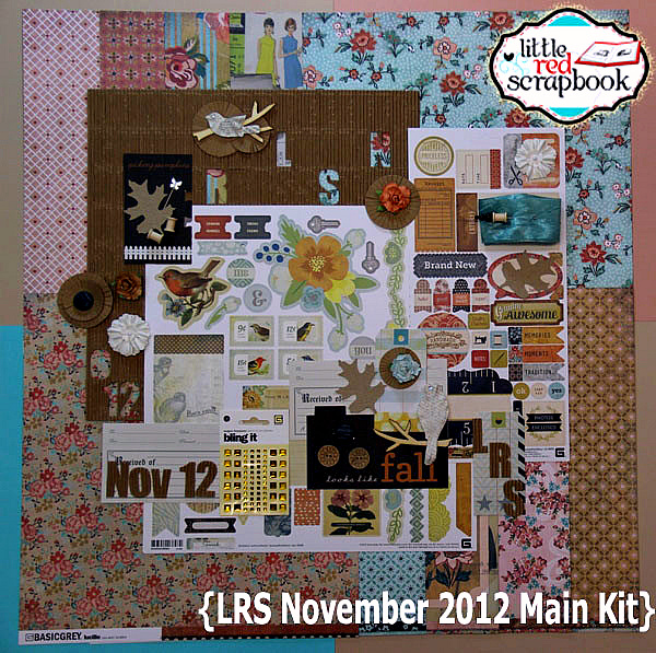 Little Red Scrapbook Co. Blog: November Kit and Sketch Challenge