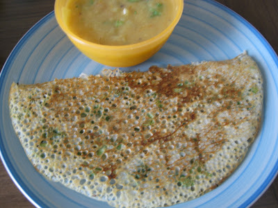 Sri's kitchen: Boorlu pindi dosa (or) urad flour dosa