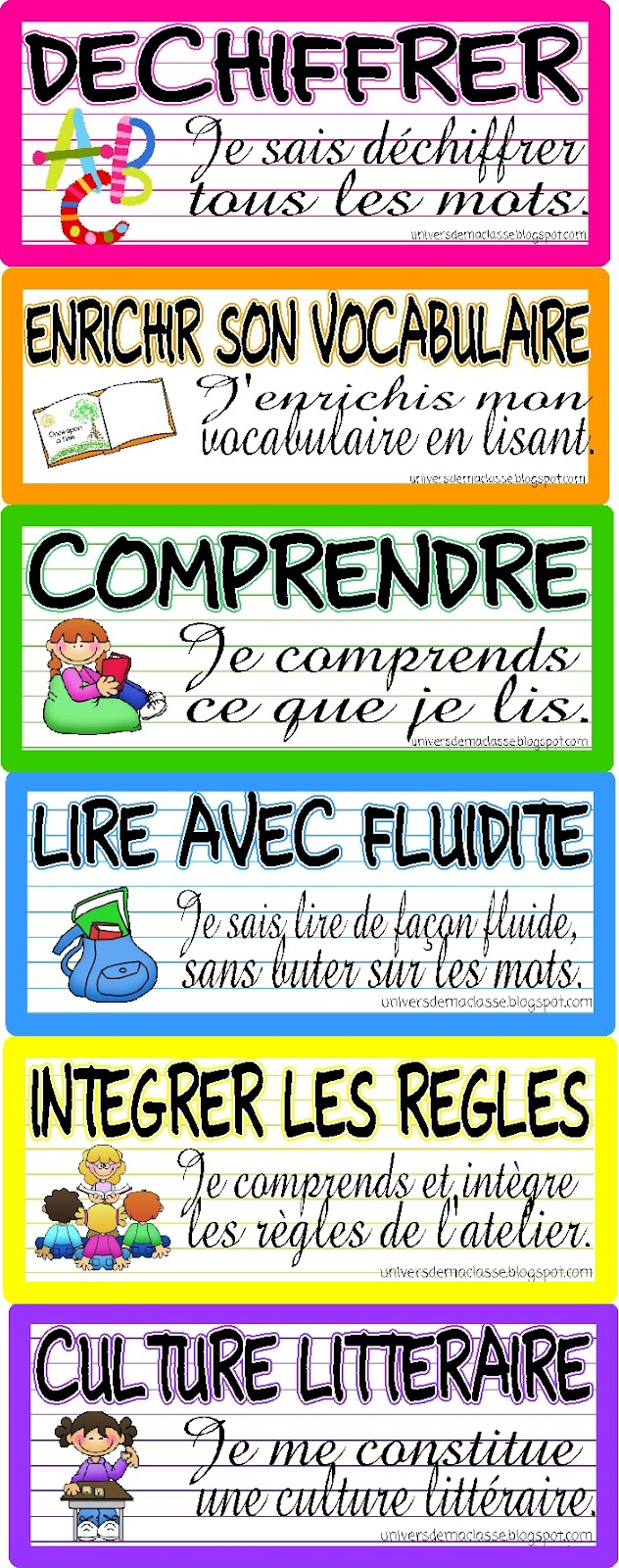 L'univers de ma classe: [NOUVEAUX PROGRAMMES 2016] La lecture au Cycle ...