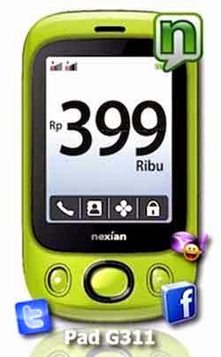Nexian Pad G311, handphone mungil dengan 9 pilihan warna yang menarik