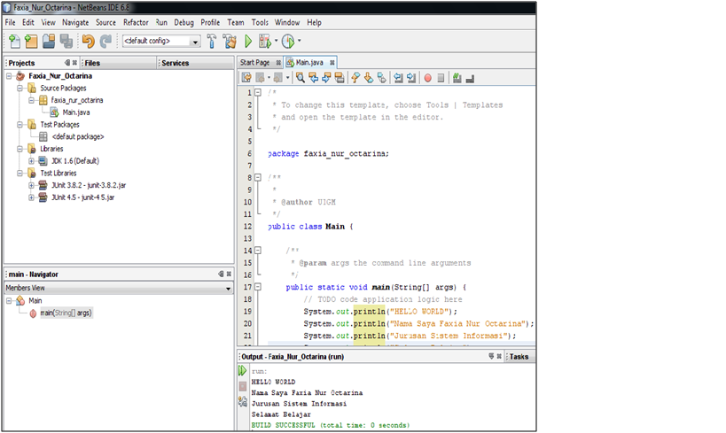 Penggunaan Netbeans Pada Bahasa Pemprograman Java dan Jenis Tipe Data