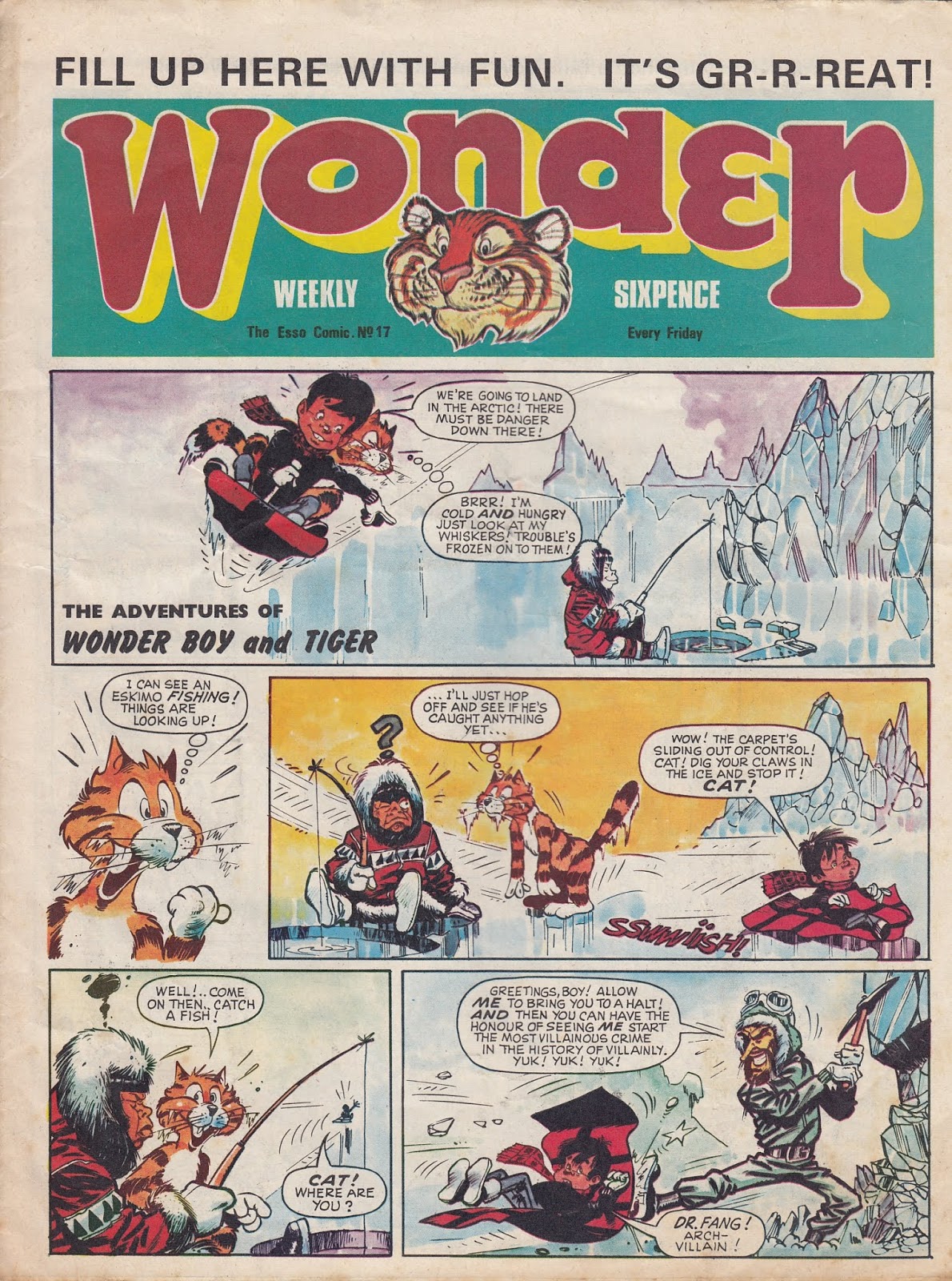 Boys Adventure Comics: UPDATED: Wonder weekly comic from Esso