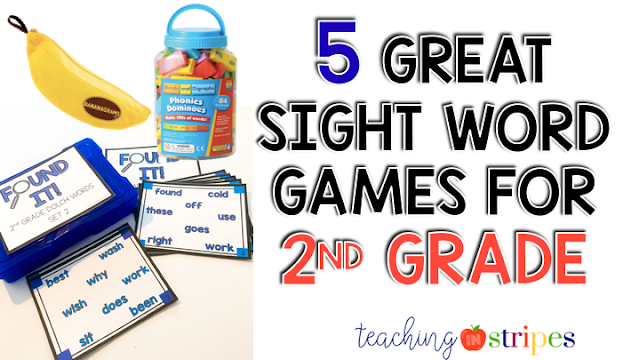 5 Great Sight Word Games for 2nd Graders - Teaching in Stripes