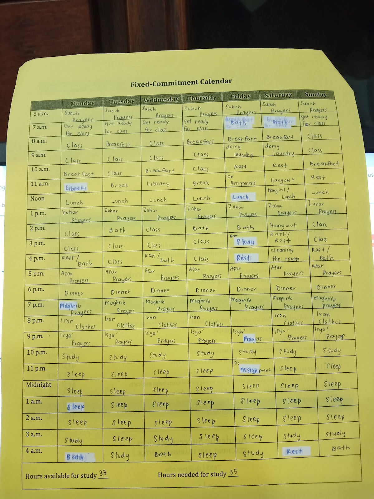 UED 102 STUDY SKILLS