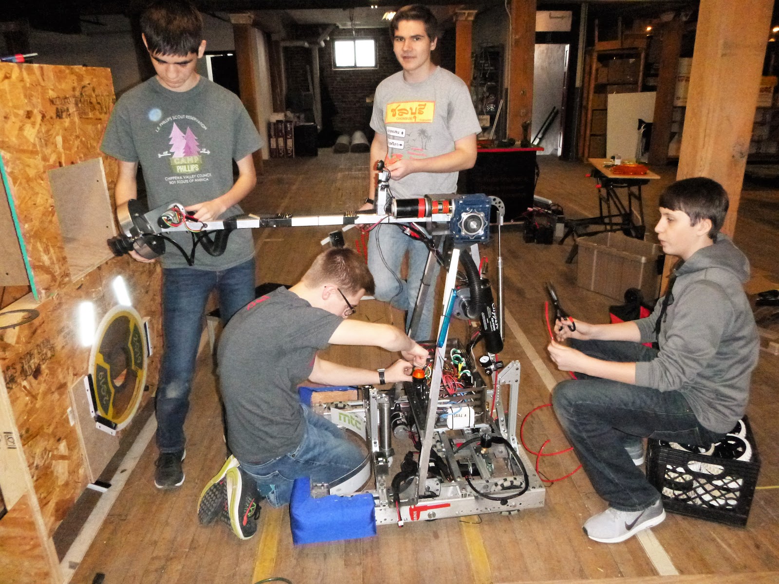 Detritus of Empire: FIRST Robotics 2019 - Open House