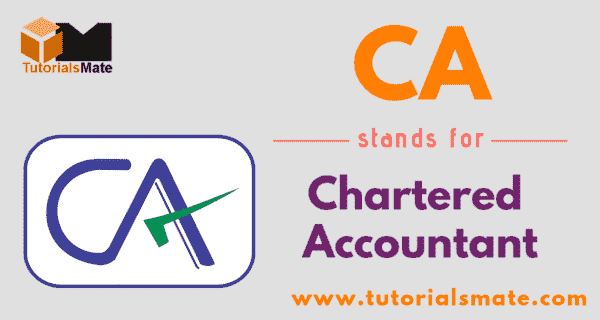 CA Full Form: What is the full form of CA? - TutorialsMate