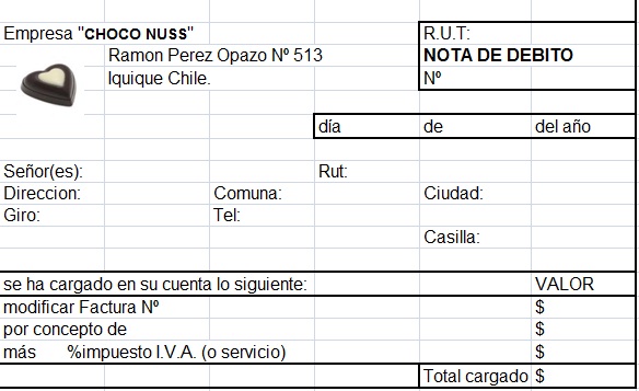 analisis de contabilidad: nota de debito