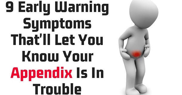 Early Warning Symptoms That'll Let You Know Your Appendix Is In Trouble