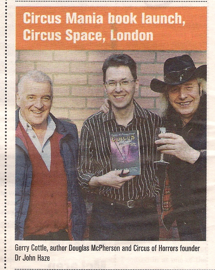 Circus Mania: GERRY COTTLE 1945 - 2021