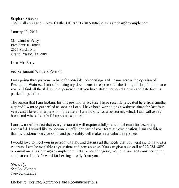 Cover Letter For Waitress With Little Experience Sample Letter cover-letter-for-waitress-with-little-experience-sample-letter