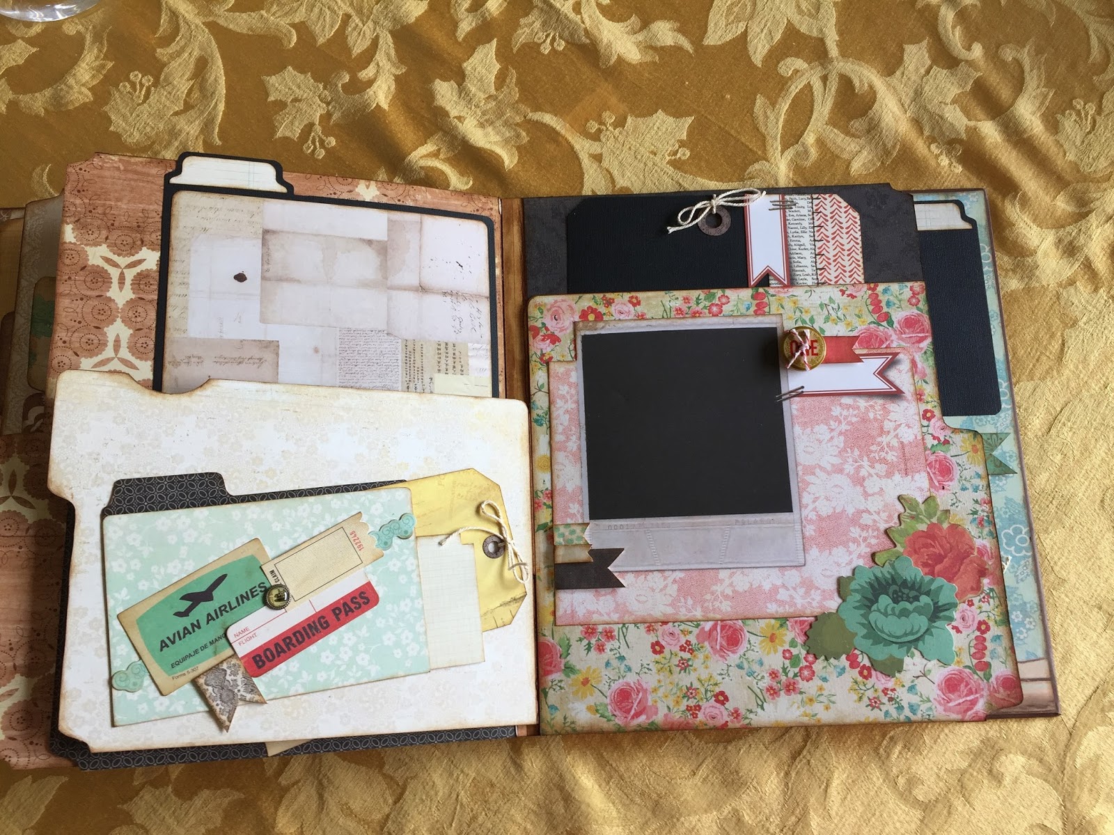 A Creative Operation: "Memories" File Folder Album, Part 3