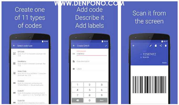 4 Cara Mudah Membuat Barcode Sendiri di Android dan Laptop - Denpono Blog