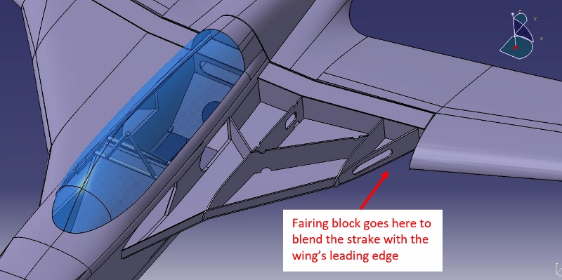 The Long EZ Build: Strake fairing kink