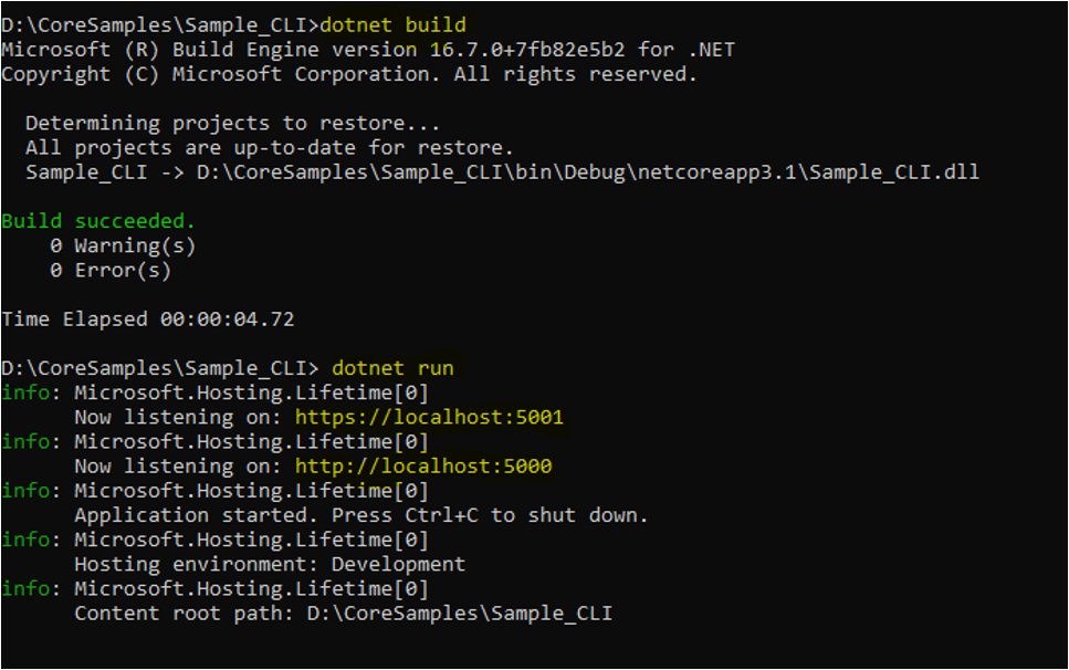 .Net Blog by Asif: Part 3 : Create Asp.Net Core project using .NET CLI