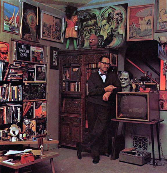 Realm Of Retro : Forrest J. Ackerman at home