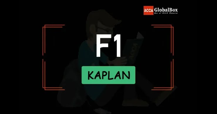 F1 - KAPLAN Study Texts