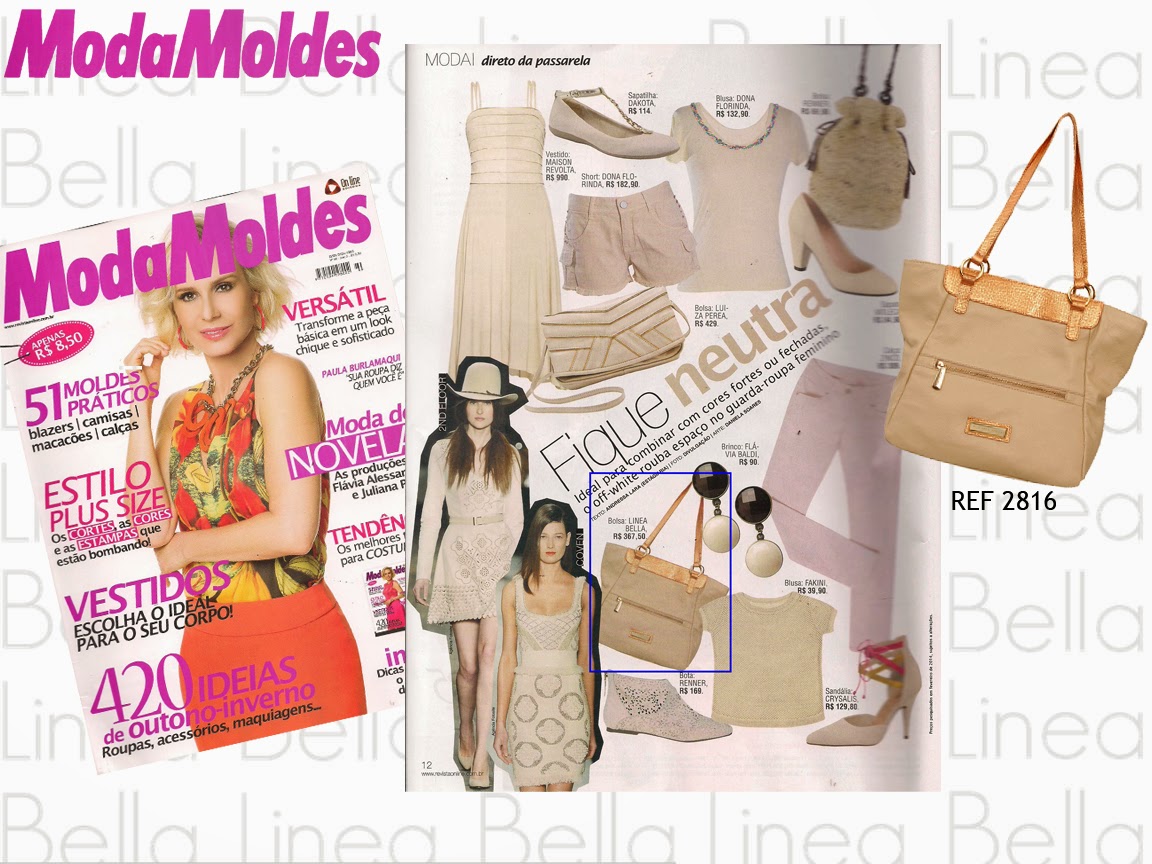 Linea Bella: Linea Bella na Revista Moda Moldes