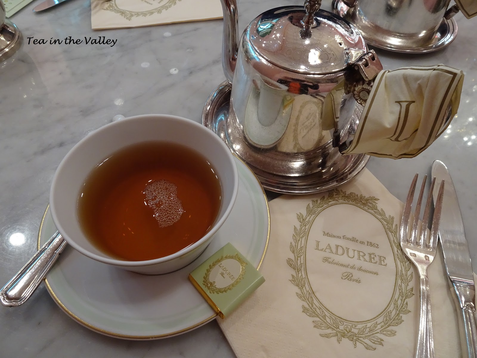 Tea in the Valley: Ladurée Boutique and Tea Salon
