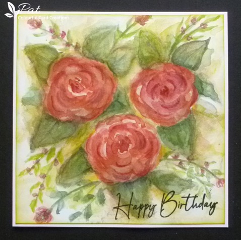 Colourful Card Creations: Birthday Roses