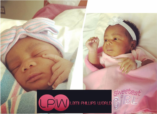 Lami Philips shares more cute photos of her baby girl, speaks on the ...